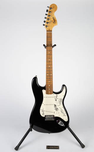 Grateful Dead Autographed Fender Squier Guitar