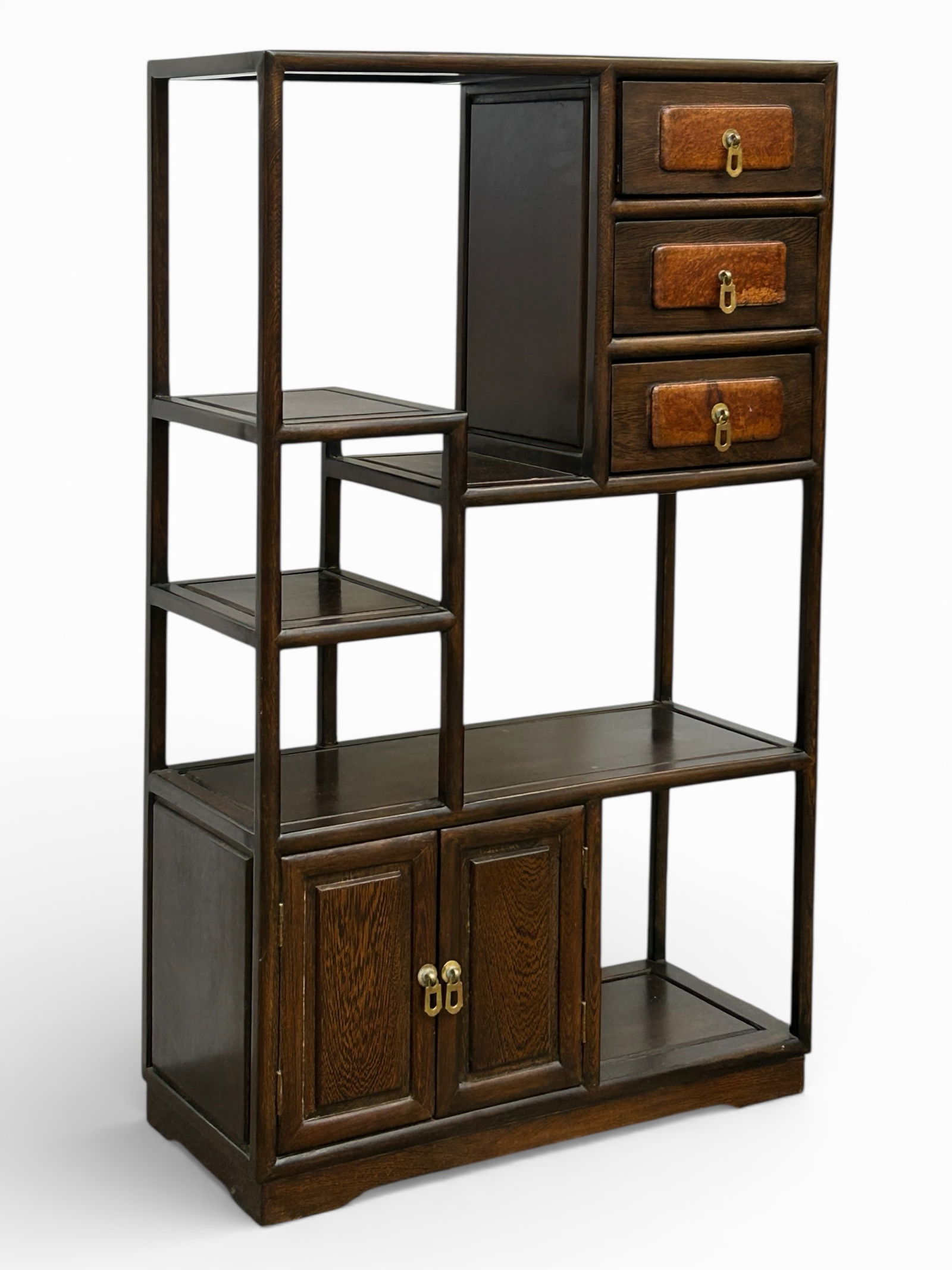 Small 20th Century Chinese Wood Etagere Or Shelf. Auction