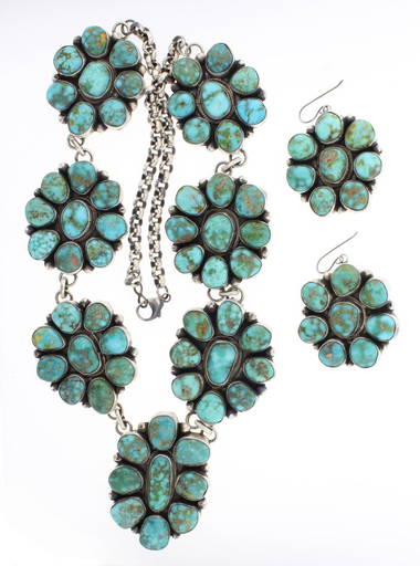 Ella Peters Contemporary Kingman Turquoise Large