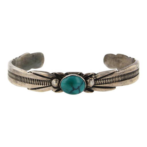 Wilson Begay Old Pawn Turquoise Cuff Bracelet