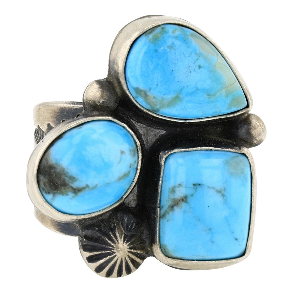 Readda Begay Kingman Turquoise Ring