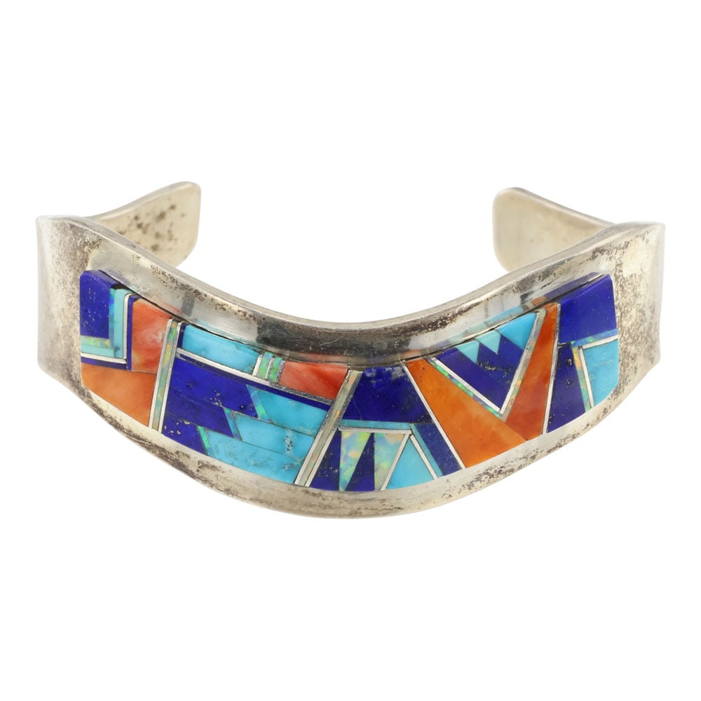 Edward Becenti Navajo Turquoise Lapis Spiny Oyster & Synthetic Opal ...