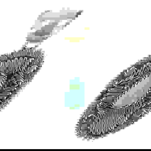 Daniel Benally Navajo Carrico Lake Turquoise Contemporary Pendant Auction