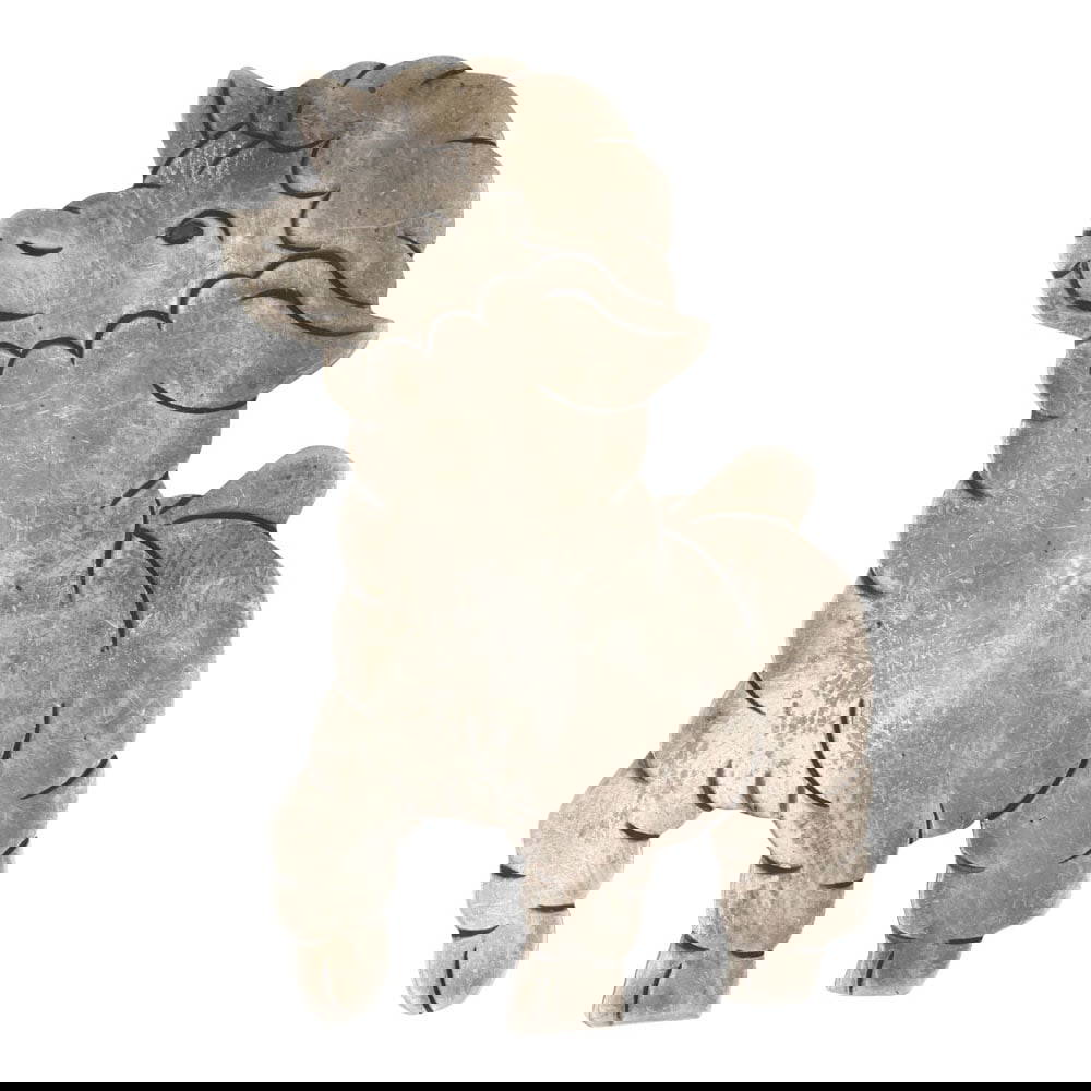 Cecil Perry Vintage Navajo Plain Silver Sheep Pin Auction