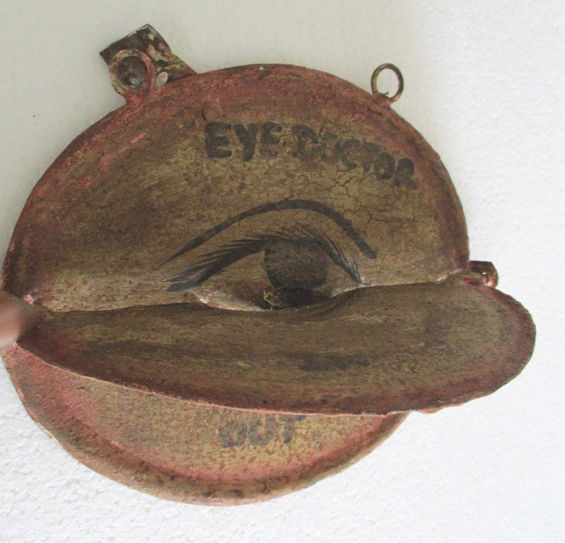 Optometrist Trade Hospital Display Advertisement Sign Auction