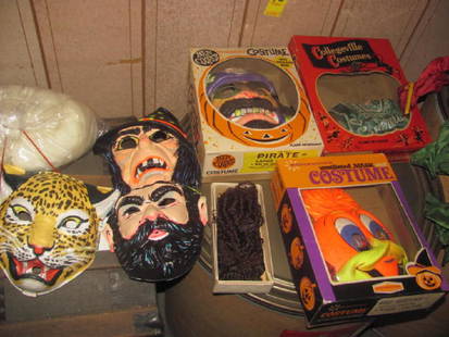 Vintage Collegeville & Ben Cooper Halloween Masks