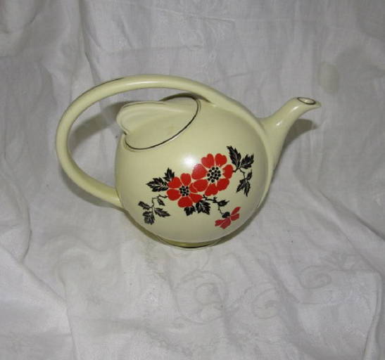 Hall Limited Edition Red Poppy Teapot