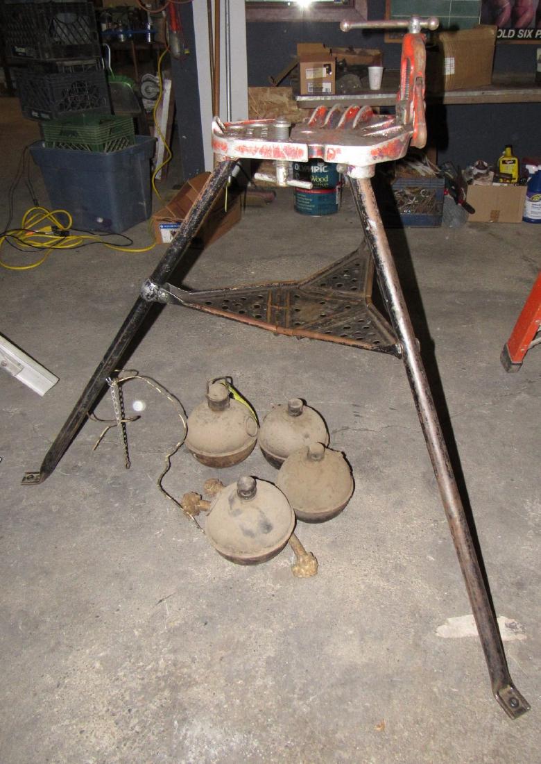 Rigid No. 40a Tristand Pipe Vise Bender