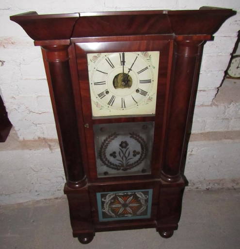 Antique Triple Decker Clock