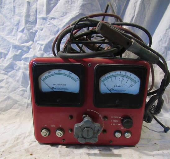 Vintage Sun Battery Starter Tester Model 10 - Apr 11, 2018 | M.J ...
