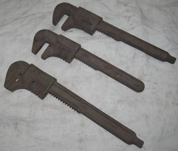 3 Ford Pipe Wrenches