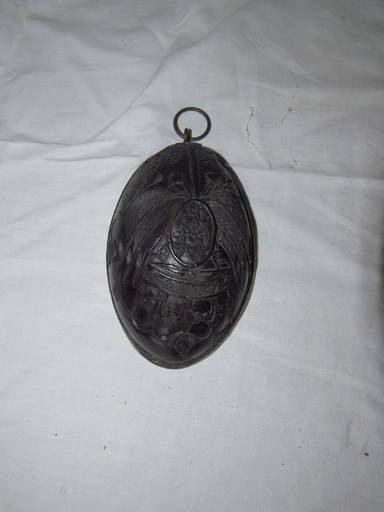 Carved Wooden Trench Art Shell