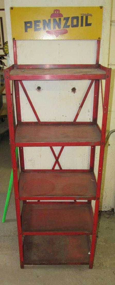 Pennzoil Oil Display Rack - Jun 26, 2018 | M.J. Stasak Jr. Auction and ...
