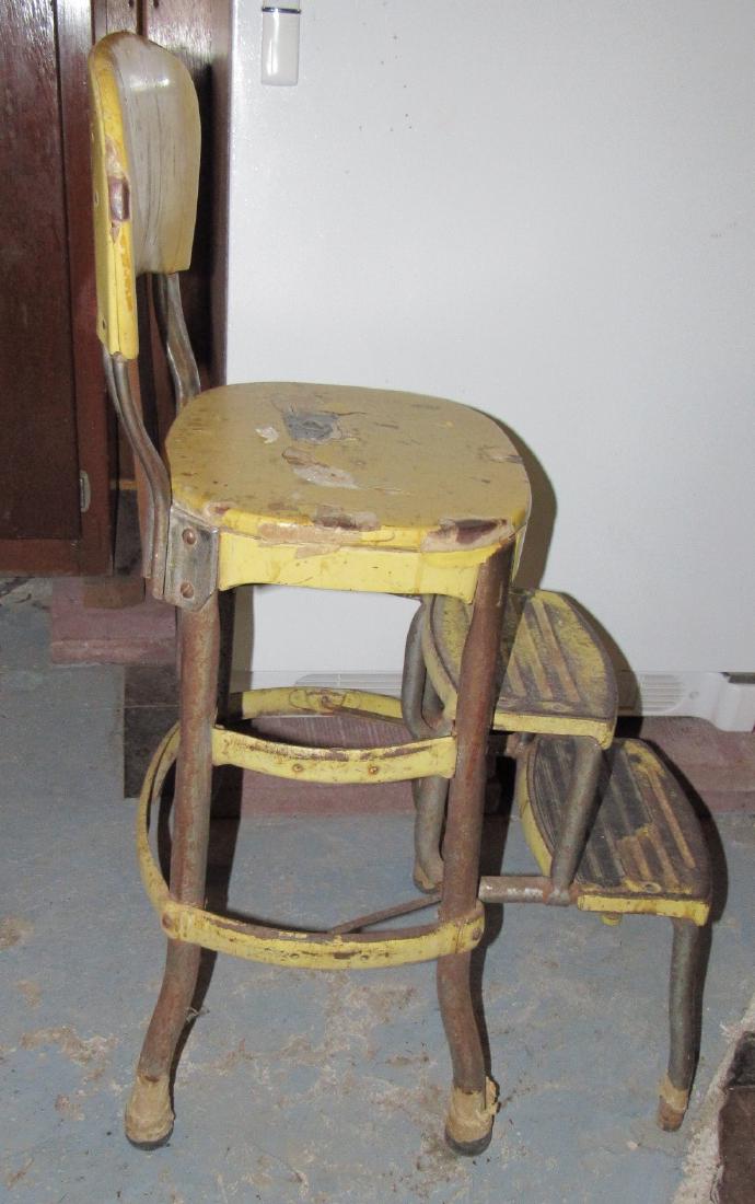 Vintage Step Stool Chair