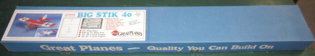 Great Planes Big Stik 40 Model Airplane Kit