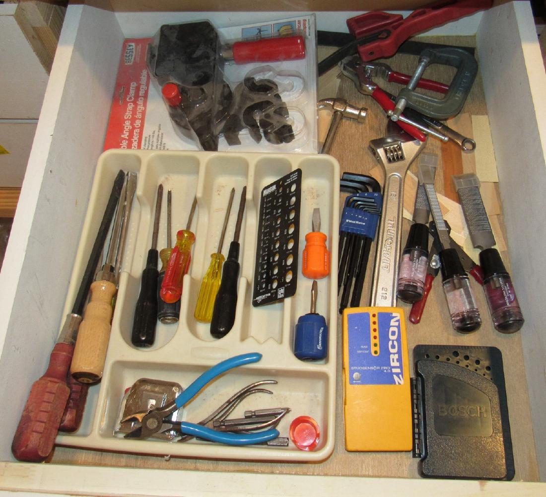 Strap Clamp Adjustable Wrench Chisels Tool Lot