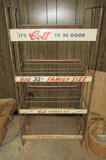 Cott Ginger Ale Display Rack