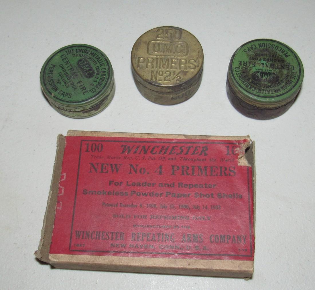 Umc Winchester Primer Tins And Box