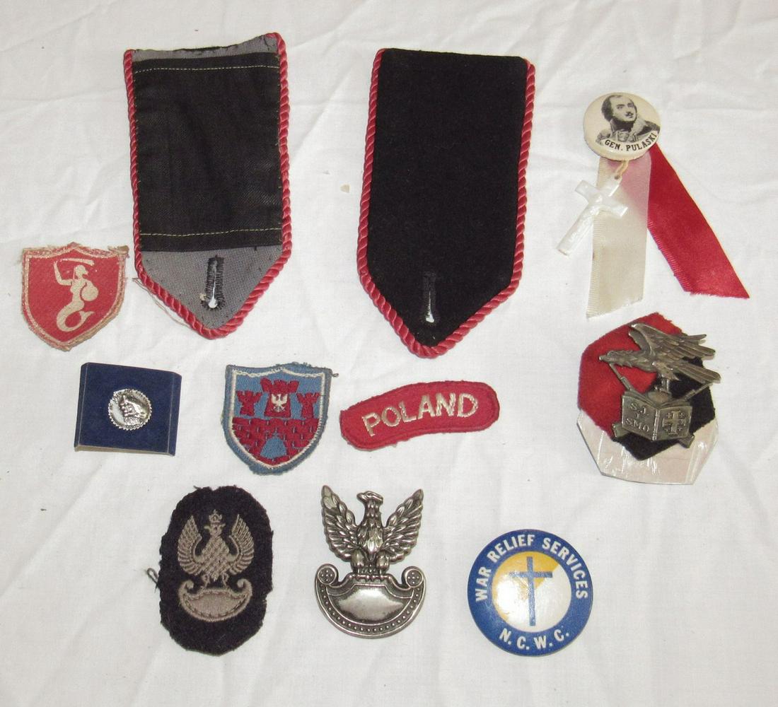 Polish Military Patches Pins Misc