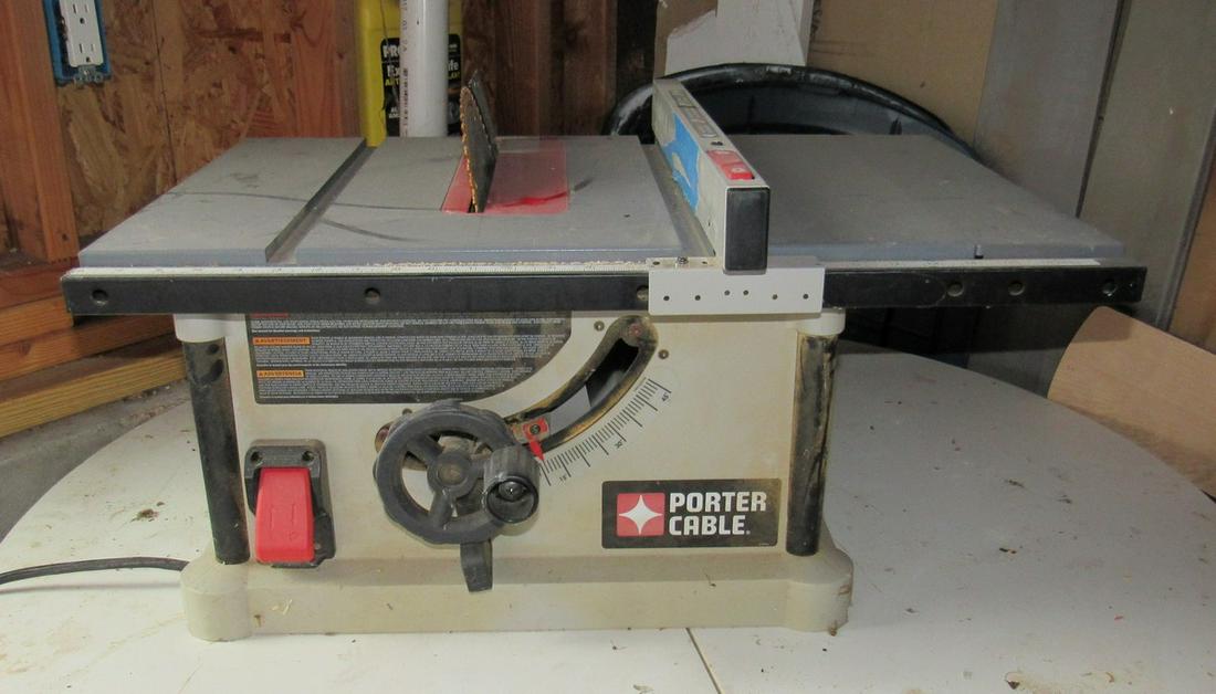 Porter Cable Table Saw - Nov 10, 2019 | M.J. Stasak Jr. Auction and ...