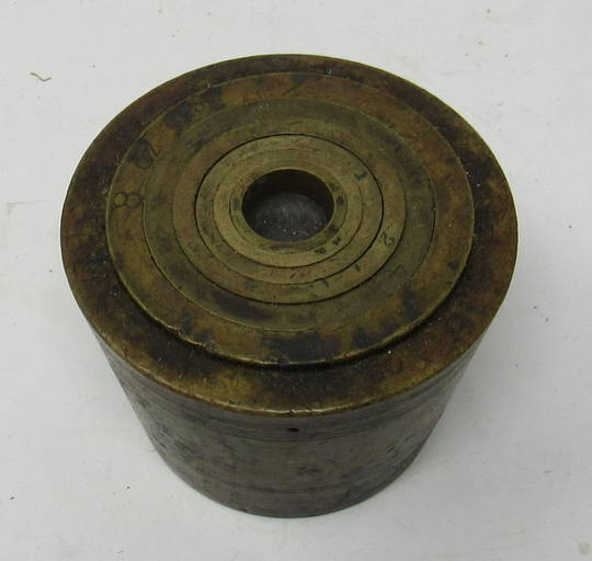 Brass Nesting Scale Weights