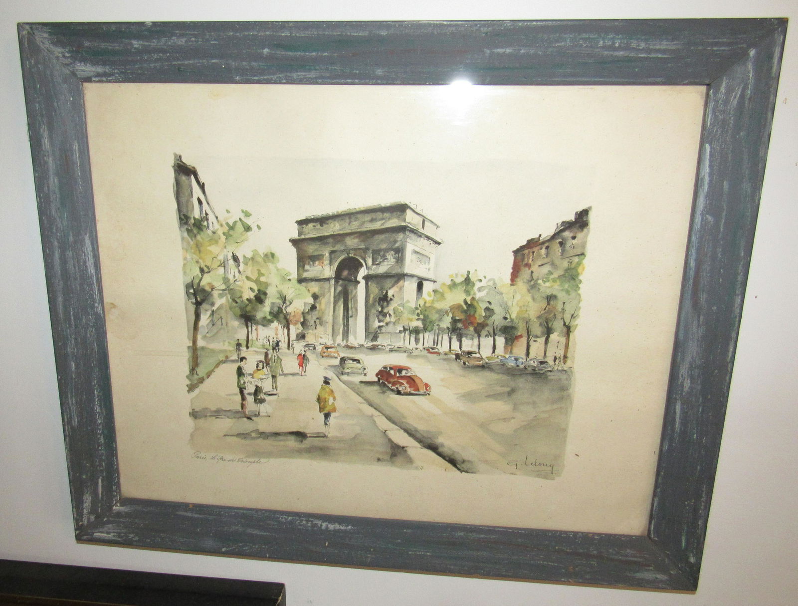 G Lelong American Watercolor of Paris Arch of Triumph - Jan 12, 2020 ...