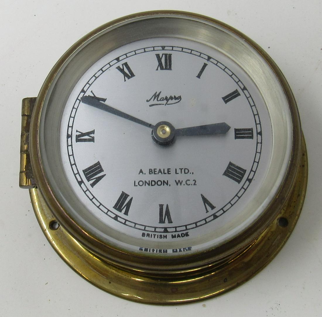 For Auction: Marpro Brass Ships Clock A Beale 1742 (#0046) on Mar 22 ...