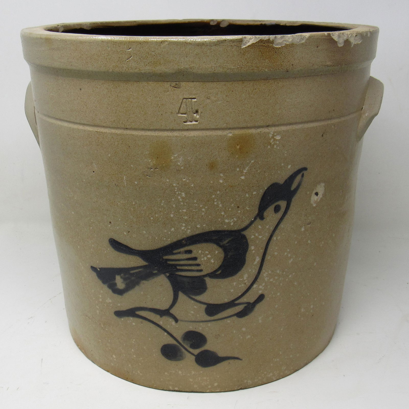 4 Gallon Blue Decorated Bird Crock Fulper ? - Jun 07, 2020 | M.J ...