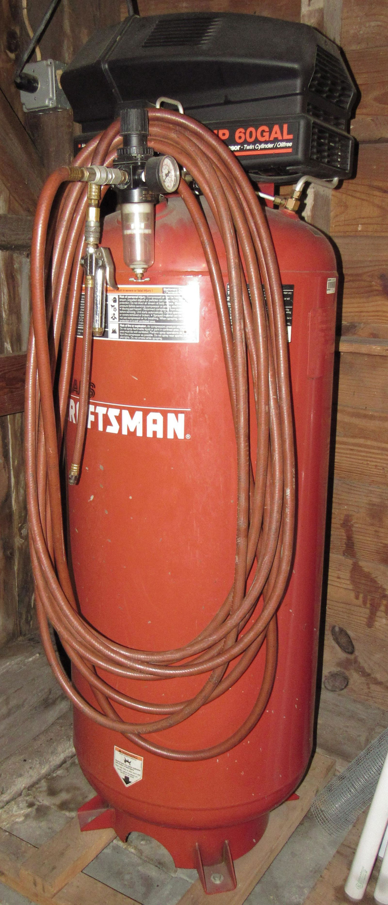 Craftsman 6hp 60 Gallon Air Compressor 220 Volt - Jul 26, 2020 | M.J ...