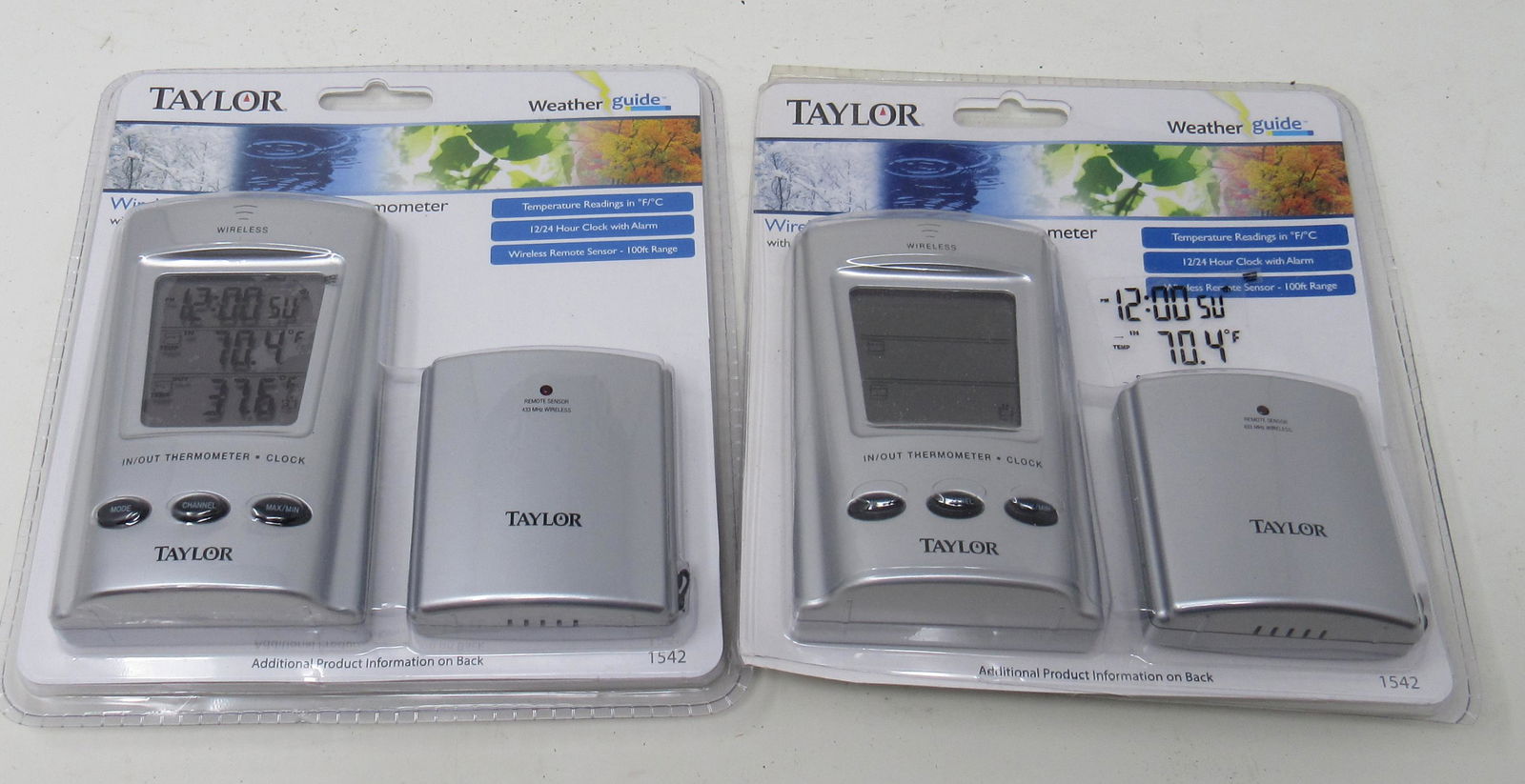 Taylor Wireless Indoor Outdoor Thermometers