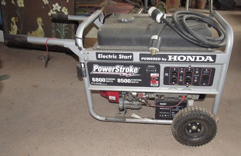 Honda Powerstroke 6800 Watt Generator With Electric