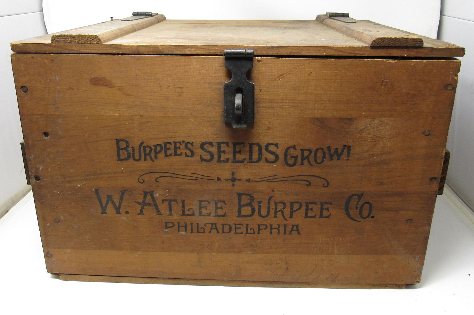 Burpees Seeds W. Atlee Burpee Wooden Box