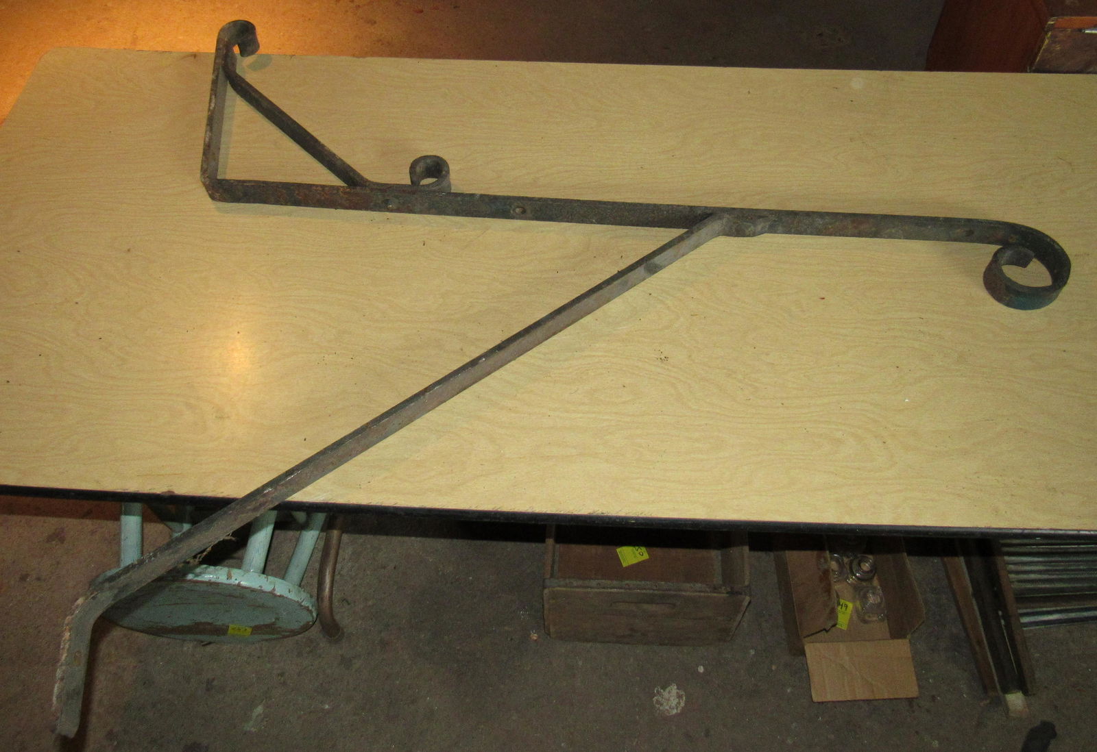 Large Wrought Iron Sign Bracket