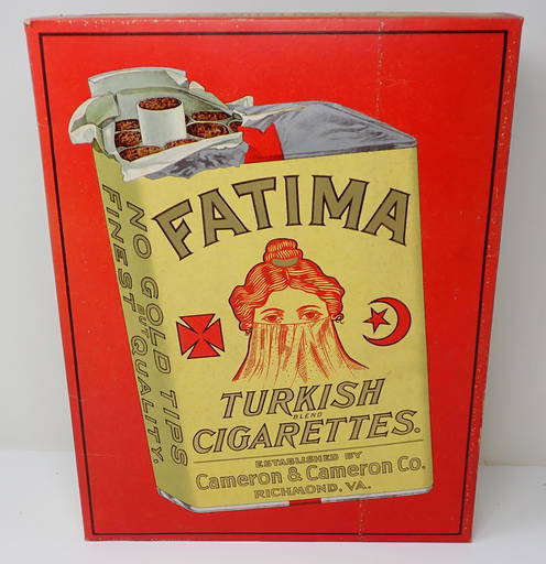 Fatima Turkish Cigarettes Pack Display
