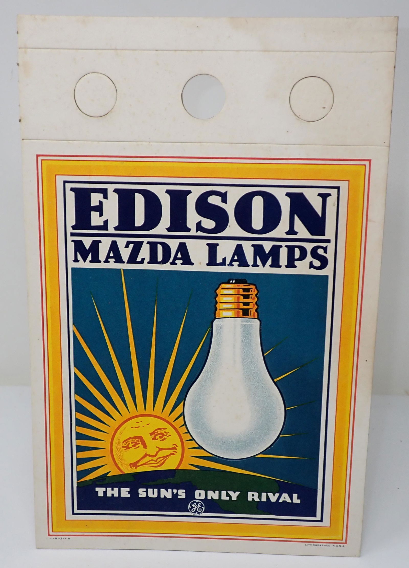 1931 Edison Mazda Lamps Lightbulb Display - Jan 01, 2021 | M.J. Stasak ...