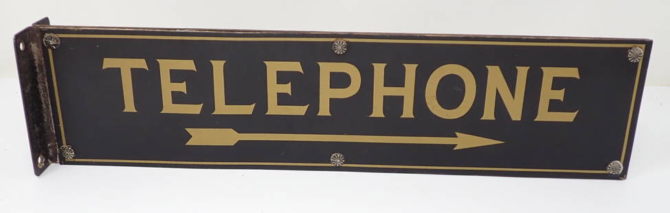 Double Sided Telephone Flange Sign