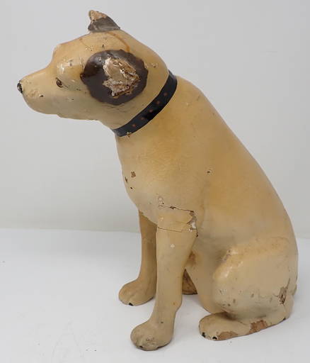 Rca Victor Paper Mache Nipper Dog