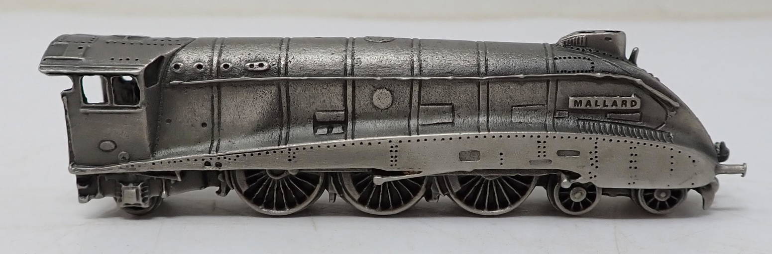 14 Franklin Mint Pewter Locomotives & Trains