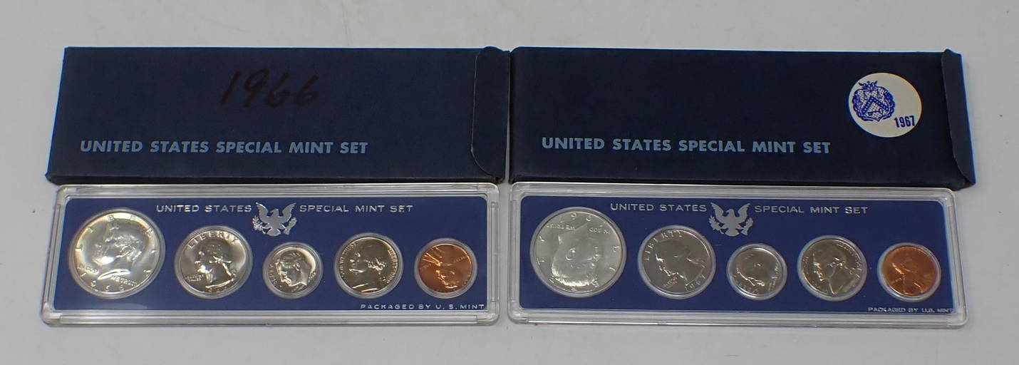 1966 1967 United States Special Mint Sets