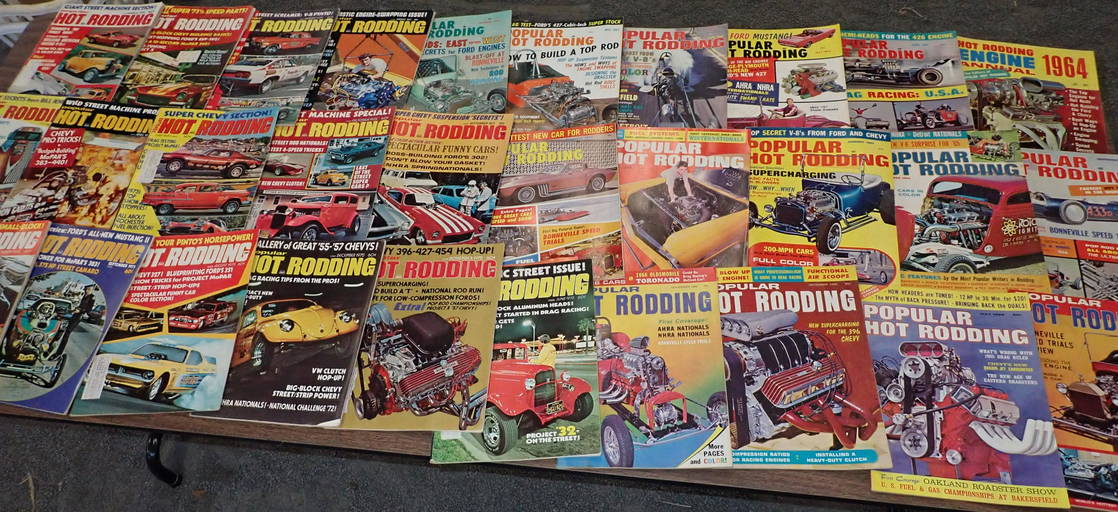 Vintage Popular Hot Rodding Magazines