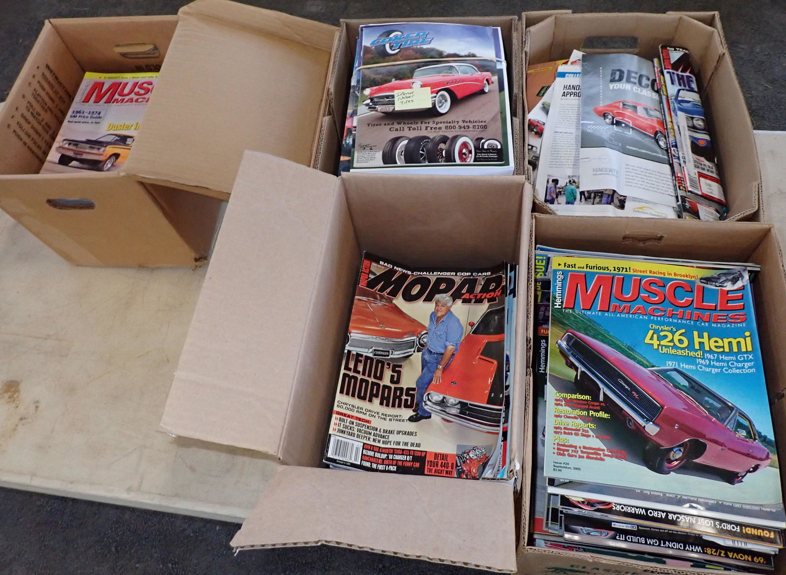5 Boxes Of Muscle Car Magazines