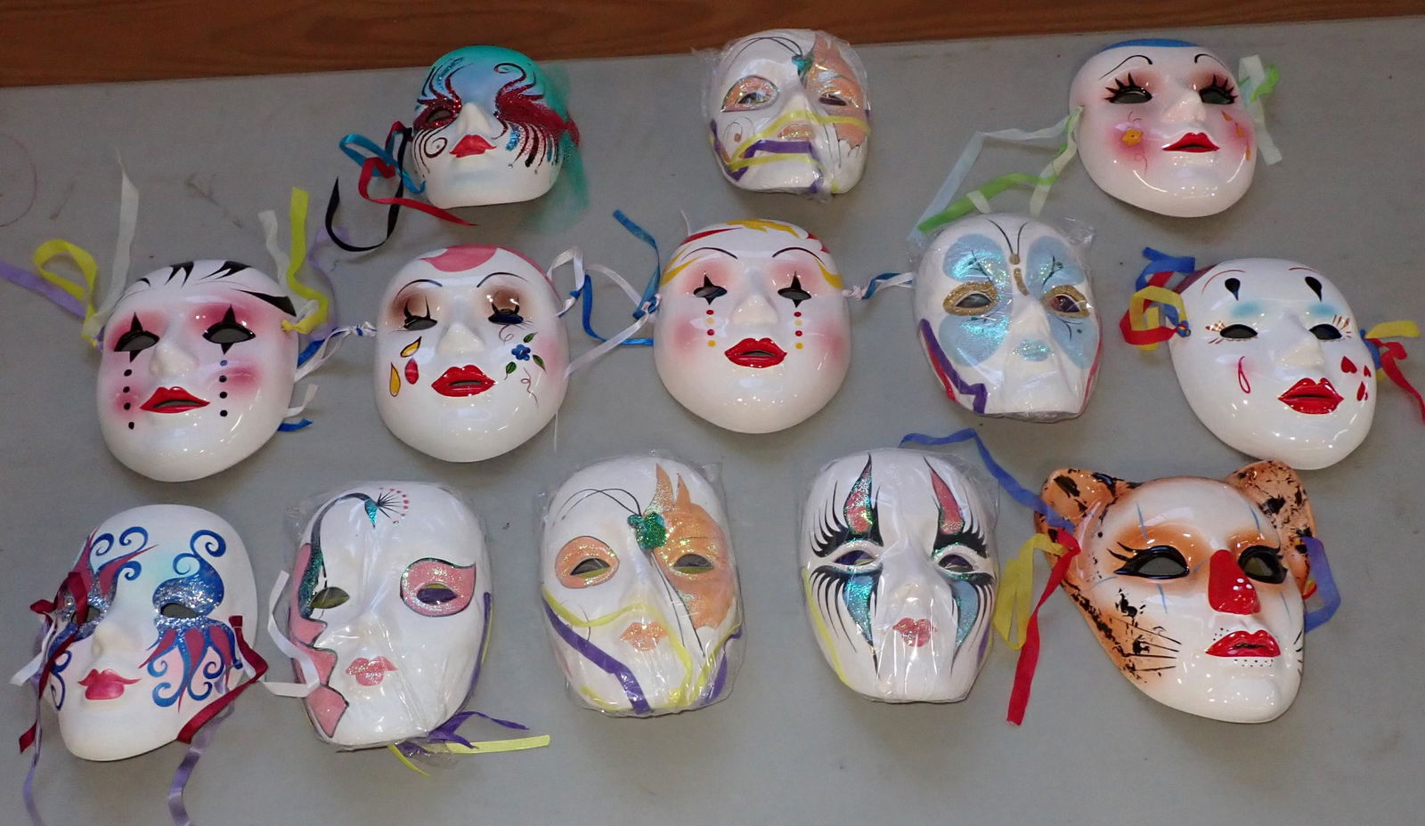 Ceramic Face Wall Plaques