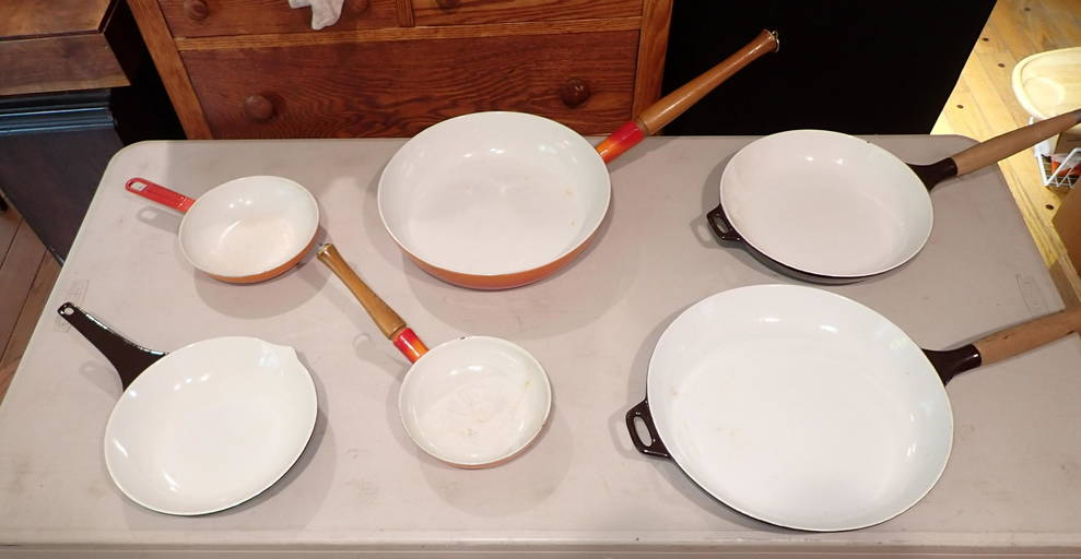 Copco & Doscoware Cast Iron Enameled Pans
