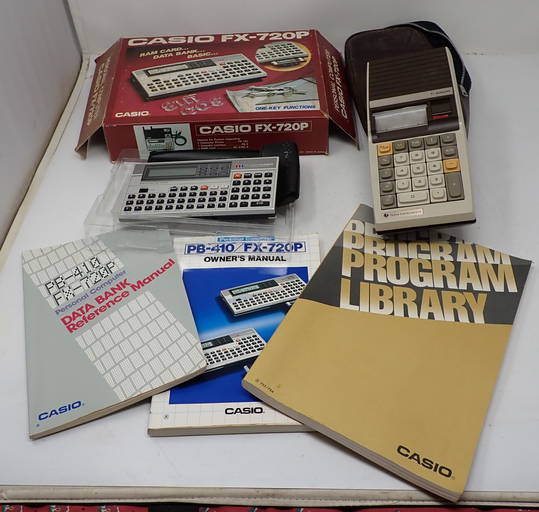 Vintage Casio Fx 720p Personal Computer