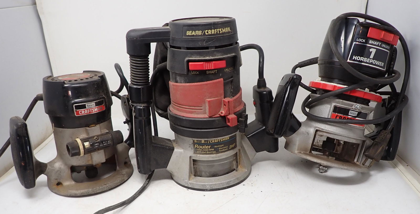 3 Craftsman Routers
