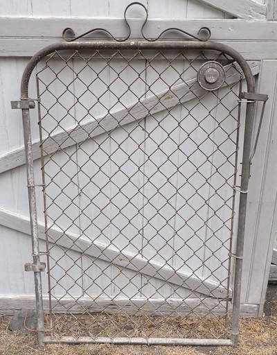Vintage Wire Garden Gate