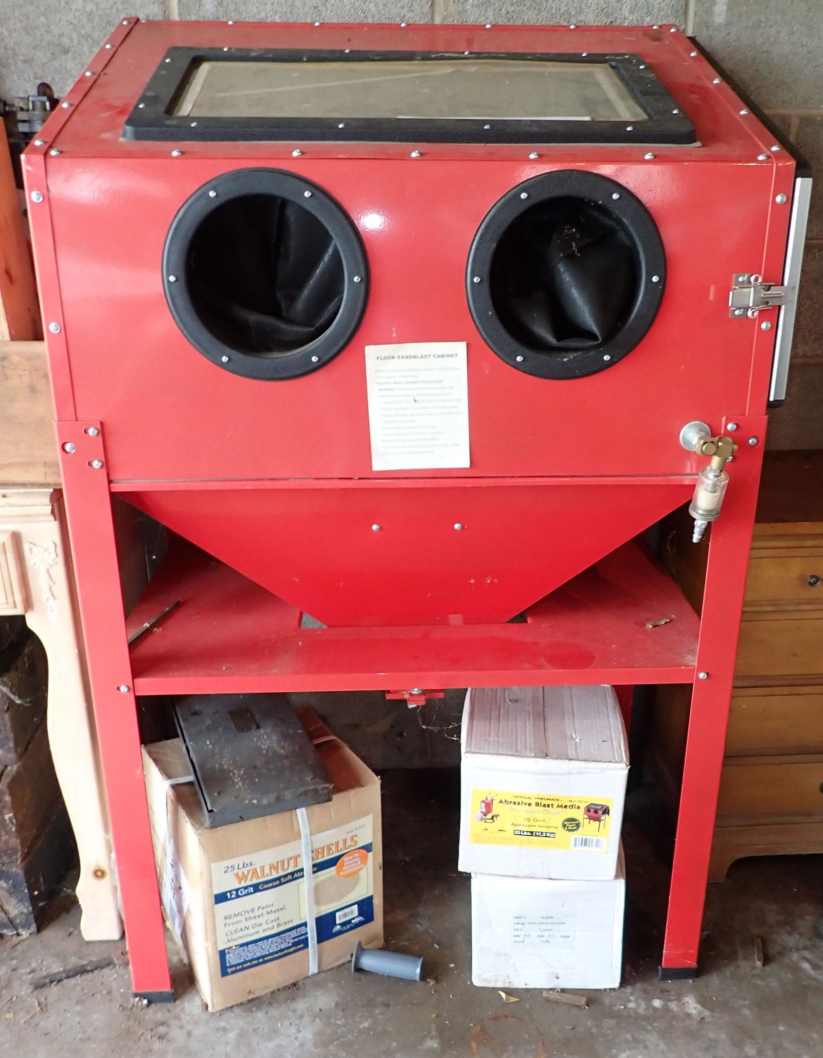 Sandblaster Walnut Shells and Abrasive - Aug 29, 2021 | M.J. Stasak Jr ...