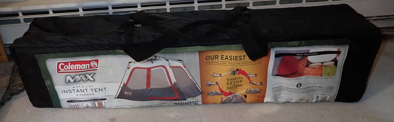 Coleman Max 4 Person Tent - Sep 26, 2021 | M.J. Stasak Jr. Auction and ...