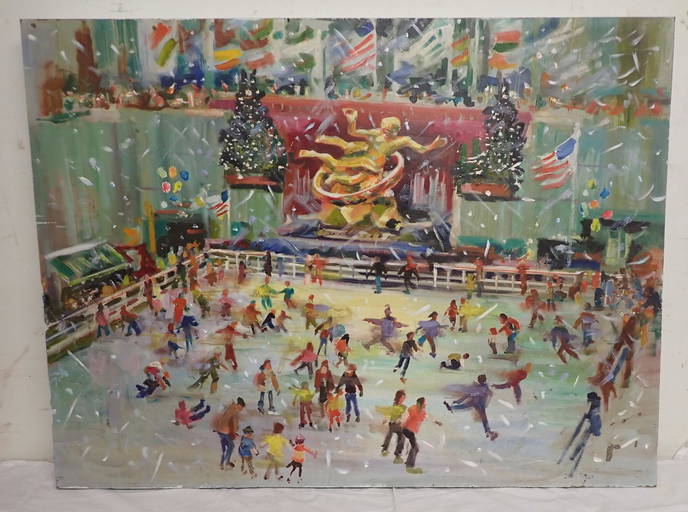 John Reilly Rockefeller Oil Painting