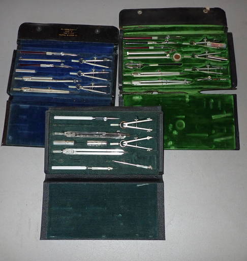 Keuffel & Esser Charvos & Misc Drafting Sets